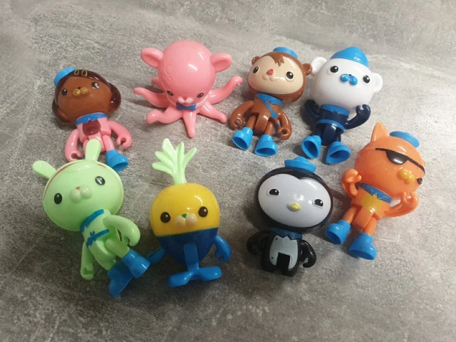 OCTONAUTS CBEEBIES MAGAZINE Toy Play Figures Cake Toppers Bundle Tunip ...