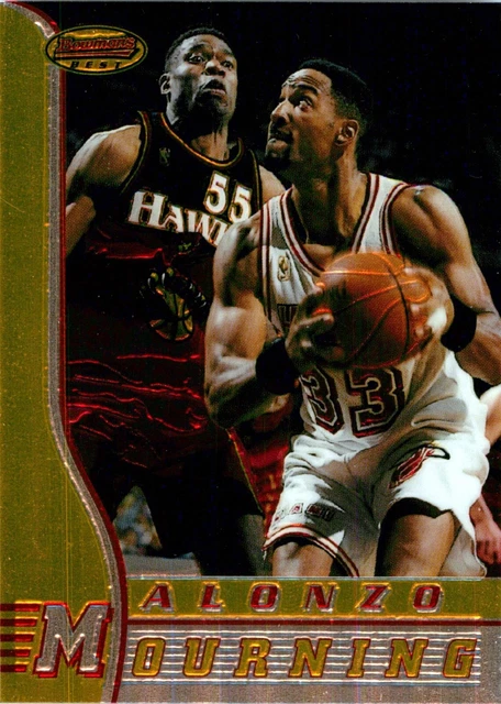 1997 MIAMI HEAT NBA Card ALONZO MOURNING Bowman's Best EUR 3,31 ...