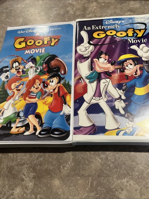 DISNEY A GOOFY Movie & An Extremely Goofy Movie VHS 1995 Clamshell ...