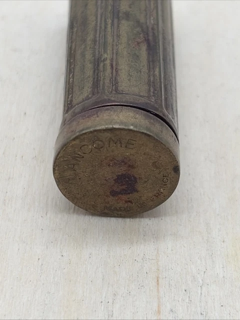 ROUGE LÈVRES LANCOME Vintage 1930s Collection Étui Métal Doré #E78 EUR ...