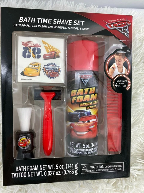 DISNEY PIXAR CARS Bath Time Pretend Shave Set Berry Fast Sent £11.79 ...