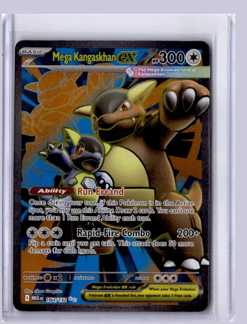 MEGA KANGASKHAN EX 2025 Pokemon Mega Evolution Ultra Rare 164/132 £7.18 ...