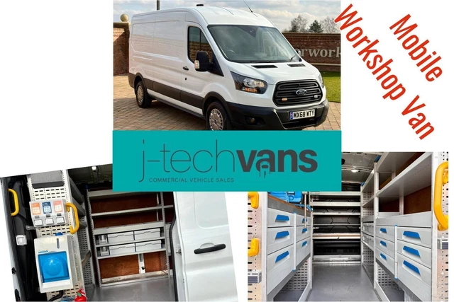 FORD TRANSIT T350 L3 H2 Lwb Van ***Workshop / Mechanics / Plant / HGV ...