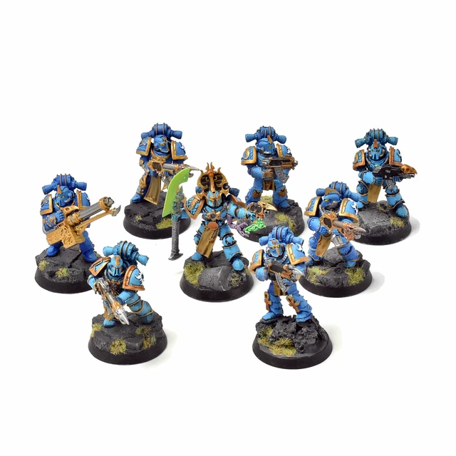 THOUSAND SONS HORUS HERESY 8 Rubric Marines #3 FORGE WORLD PAINTED $129 ...