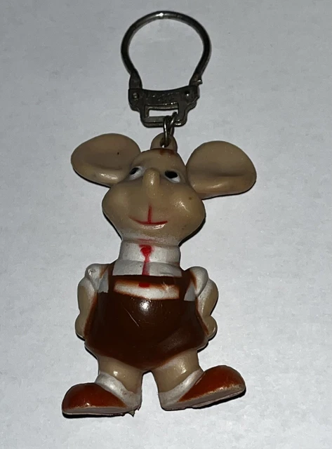 VINTAGE 1960S ALUCRAFT Topo Gigio Toy Italian Mouse Keyring Rare £39.99 ...