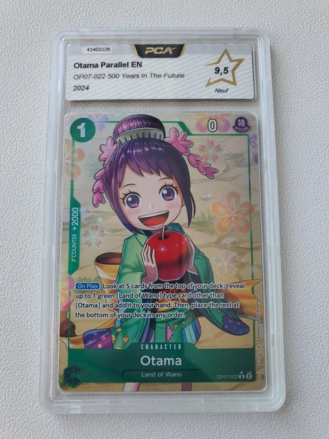 CARTE ONE PIECE PCA 9,5 Otama Parallel EN Op07-022 Ultra Rare PCA 9,5 EUR 1,00 - PicClick FR