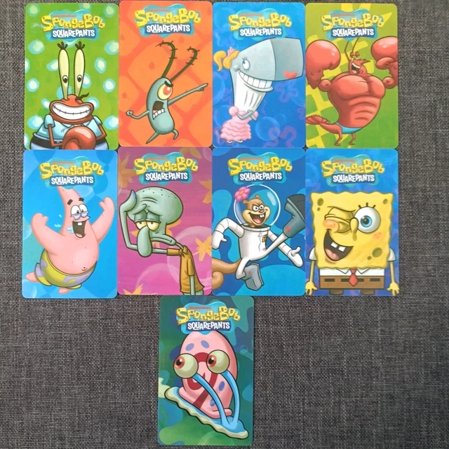 SPONGEBOB PINEAPPLE ARCADE Coin Pusher Cards Complete Set ** NO BARCODE ...