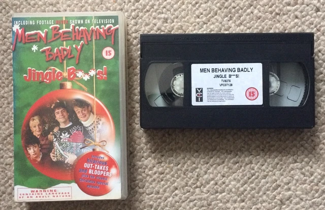 MEN BEHAVING BADLY ..Jingle B***s! 1998 VHS (Pearson TV 8275) £2.95 ...