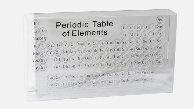 ACRYLIC PERIODIC TABLE of Elements + set of 71 Elements samples in ...