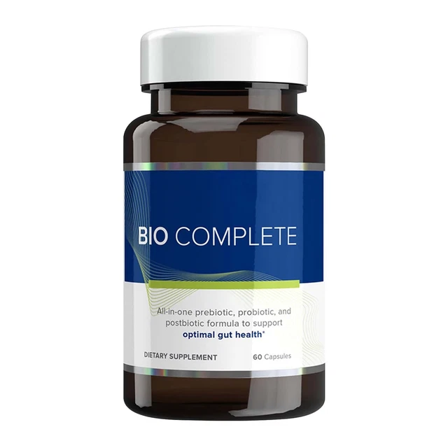 BIO COMPLETE 3 Capsules 60 Count Prebiotic Probiotic Postbiotic ...