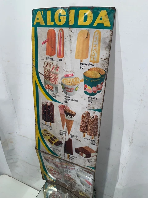 LISTINO PREZZI GELATI Algida anni’60 EUR 150,00 - PicClick IT