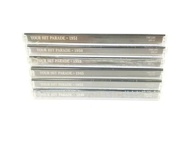 TIME LIFE MUSIC Your Hit Parade HPD 1-6 CD Set 5 New and Sealed 1 Used ...