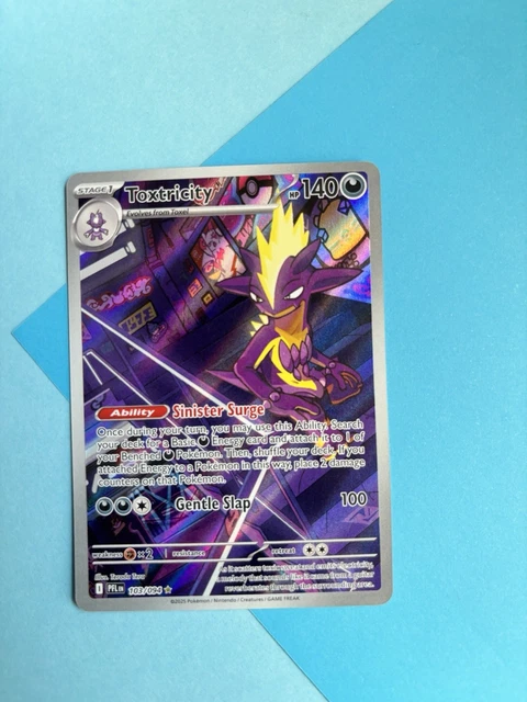 POKÉMON TCG TOXTRICITY Phantasmal Flames #103 Illustration Rare Eng ...