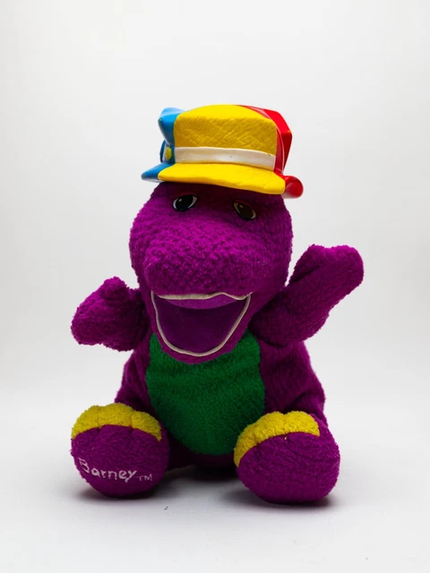 BARNEY SILLY HATS Fisher Price 2001 Talking Dancing Singing Plush Toy ...
