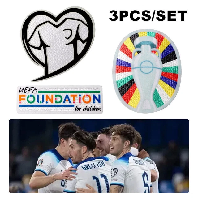2024 UEFA EURO ,2024 Cup + Foundation Patch Jersey Armband Band New £4. ...