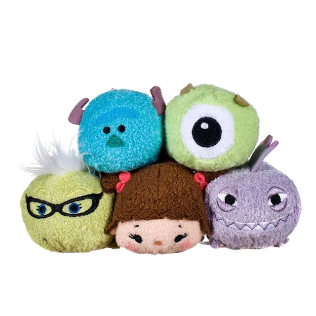 DISNEY MINI 3.5& Tsum Tsum Monsters Inc. Plush Toys Mike Sulley Boo ...