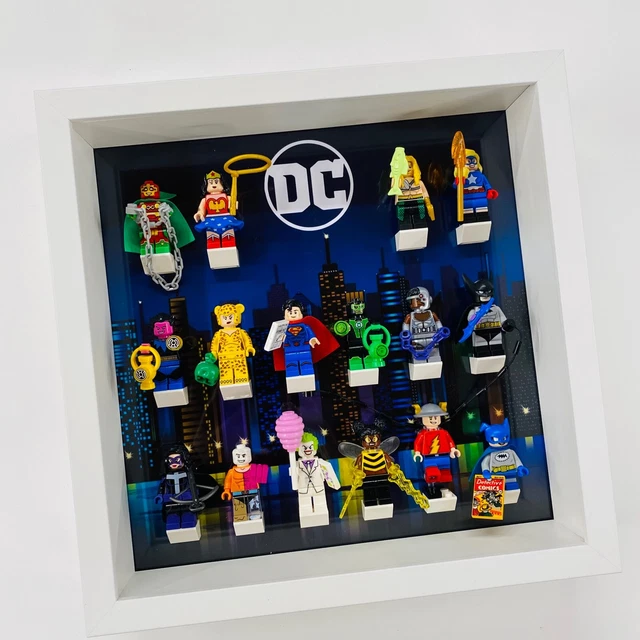 DISPLAY FRAME FOR Lego ® DC Comics Series minifigures 71026 27cm £26.99 ...