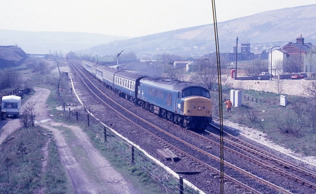 ORIGINAL SLIDE . BR Sulzer Class 45 Peak Diesel loco 45139 . Diggle May ...