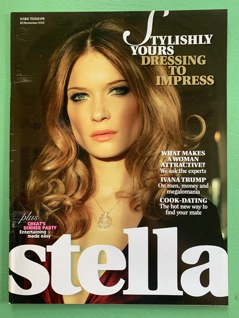 STELLA MAGAZINE 20-NOVEMBER-2005 Model Elena K Ivana Trump Kirsten ...