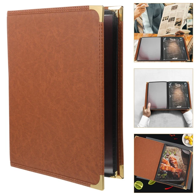 MENÜ ÄRMELN KAFFEEBAR menü cover rezept transparenthalter menü pvc ...
