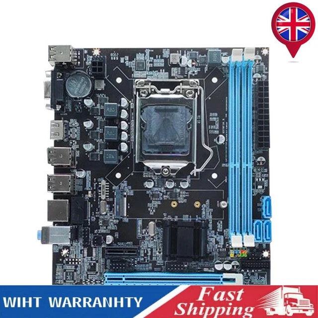 H61 MOTHERBOARD 16GB Micro-ATX Computer Motherboard LGA1155 Socket I3 ...