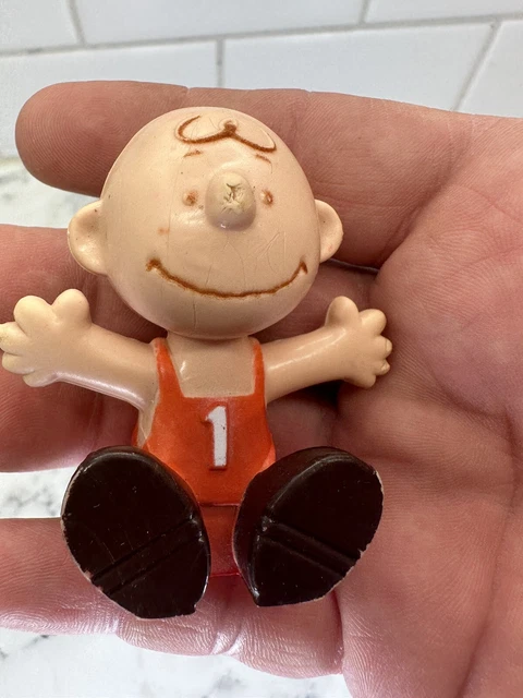 VINTAGE SNOOPY PEANUTS Gang Gymnastics Stackable Balance PVC Figures ...