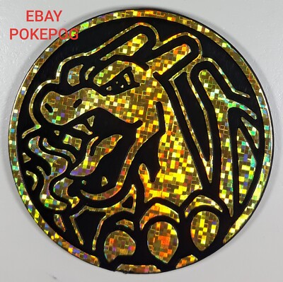 DRACAUFEU / CHARIZARD 2021 Jeton JUMBO Coin Pokémon Gold Pixel Holofoil ...