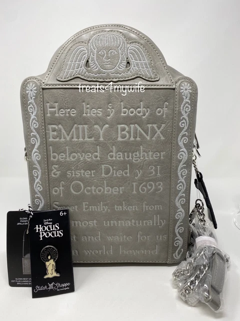 STITCH SHOPPE LOUNGEFLY~HOCUS Pocus~Emily Binx Tombstone Backpack ...