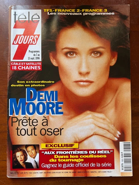 TÉLÉ 7 JOURS 7/09/1996; Demi Moore/ X Files/ Faye Dunaway/ G. Clooney EUR 6,00 - PicClick FR