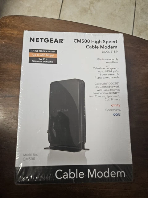 NETGEAR CM500-100NAS DOCSIS 3.0 High Speed Cable Modem $49.99 - PicClick