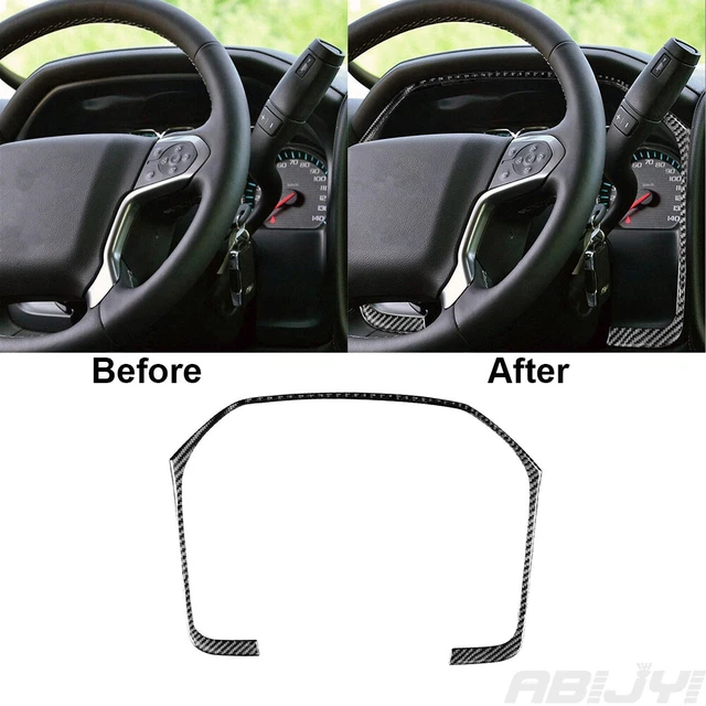 FOR SILVERADO/GMC SIERRA 1500 Carbon Fiber Interior Speedometer Cover ...