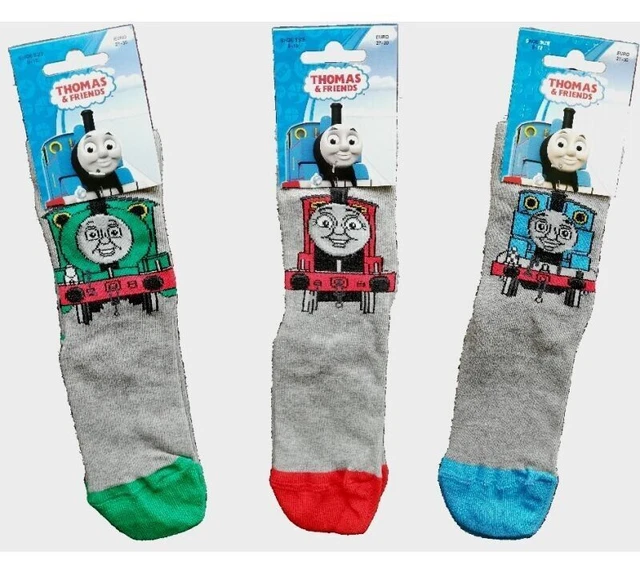 THOMAS THE TANK Engine & Friends Socks 3 pack 3 sizes 3 designs ...