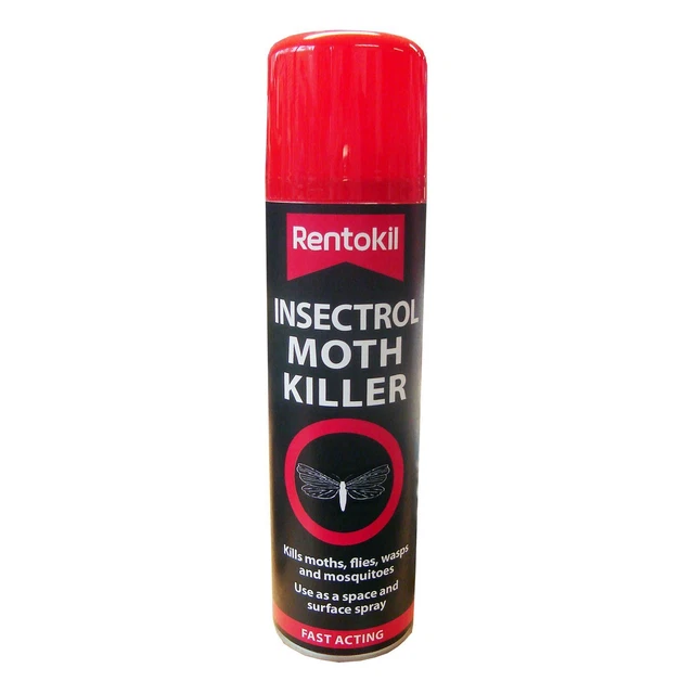 RENTOKIL INSECT CONTROL Moth Larvae & Eggs Killer Spray Solvent ...