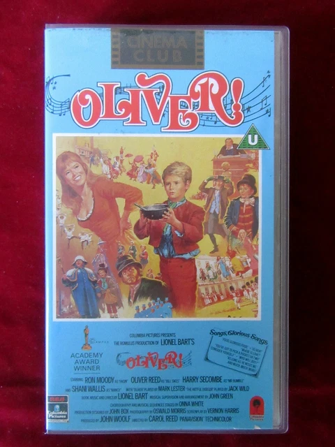 OLIVER! VHS VIDEO Tape Cassette Jack Wild Mark Lester Oscar Winning ...