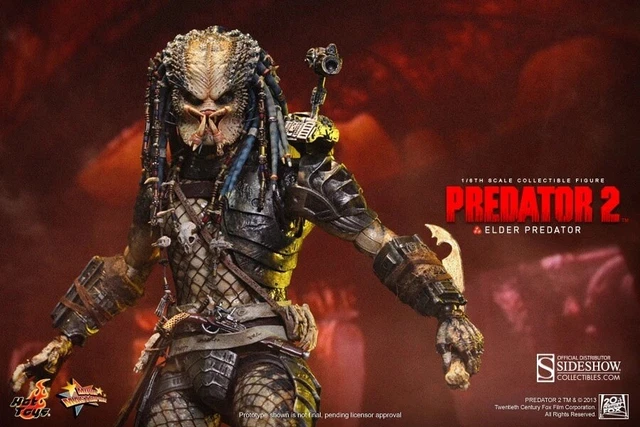 HOT TOYS MOVIE Masterpiece 1/6 Scale Figure Predator 2 Elder Predator 2 ...