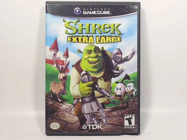 SHREK: EXTRA LARGE (Nintendo GameCube, 2002) Complete w/ Manual CIB $26 ...