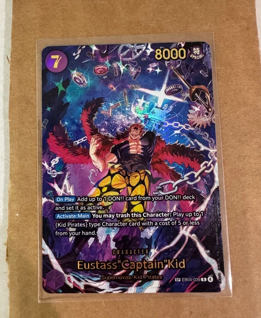 ONE PIECE CARD Game OP14 Eustass "Captain" Kid SP EB04-039 - NEAR MINT ...