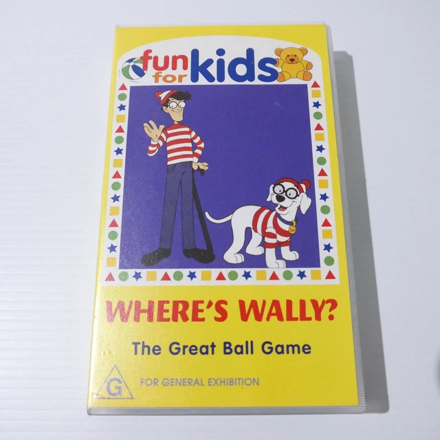 WHERE'S WALLY? - The Great Ball Game VHS Video Tape PAL TV Show Cartoon ...