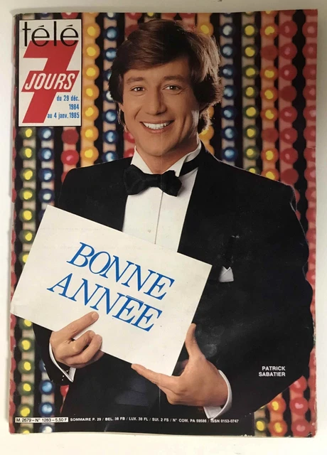 TELE 7 JOURS 1283-1985-Bonne Annee-Sabatier-Sheila-Louis De Funes-Jean ...