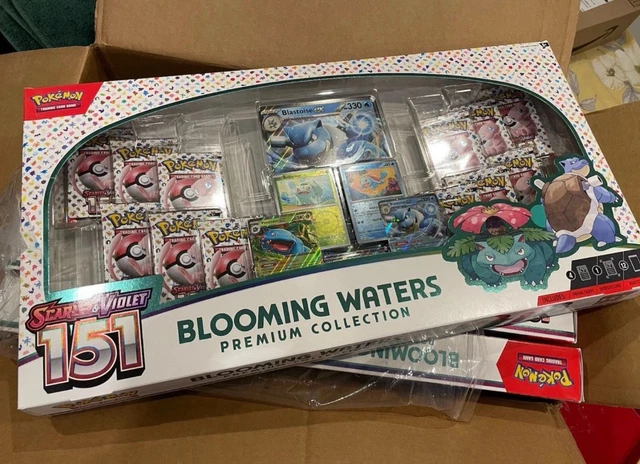 POKEMON TCG 151 Blooming Waters Premium Collection |Sealed| In Hand 🔥 £ ...