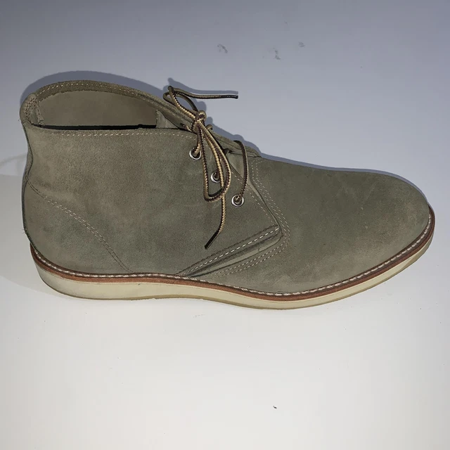 RED WING SHOES Mens 11 Chukka Boots 3144 Sage Mahave Suede Leather Made ...