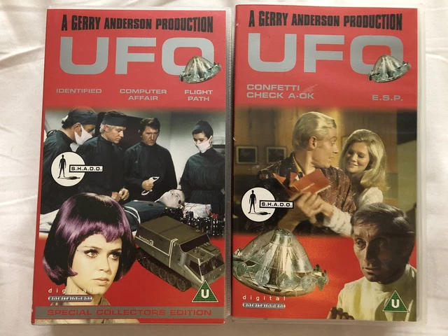 GERRY ANDERSON’S UFO VHS Videos x2 Thunderbirds Captain Scarlet Space ...