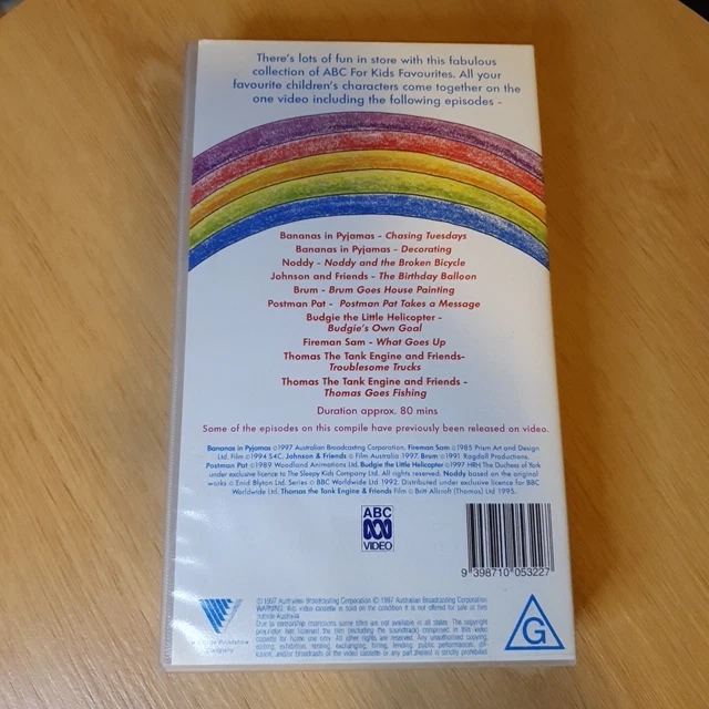 ABC FOR KIDS - Favourites (VHS,1997) PAL VHS $20.00 - PicClick AU