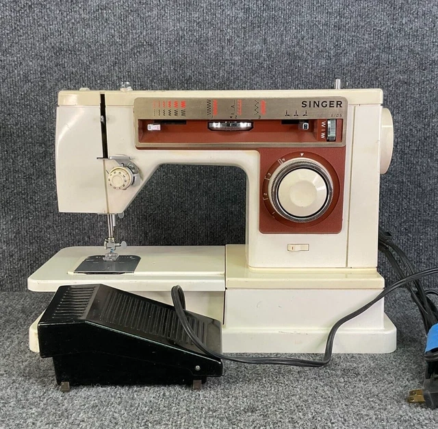 SINGER 6105 🧵 Sewing Machine w/ Foot Pedal & Power Cord – White – Heavy ...