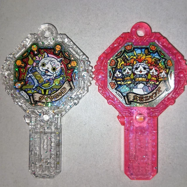 LOTTO DI BENI Yo-Kai Watch set 2 Yokai Ark Diayan Jewel Nyans Crystal ...