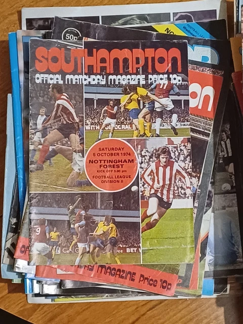130+ FOOTBALL MATCHDAY Programs. Mainly From The 70s And 80s £20.00 ...