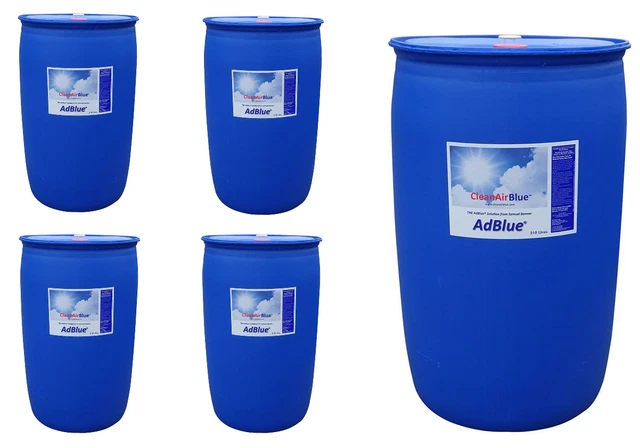 4 X CLEAN Air Universal AdBlue 205 Litre Ad Blue - 205L Barrel (820 ...