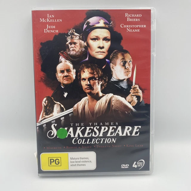 MACBETH , KING Lear , Romeo & Juliet , Twelfth Night DVD Shakespeare Collection $22.99 - PicClick AU