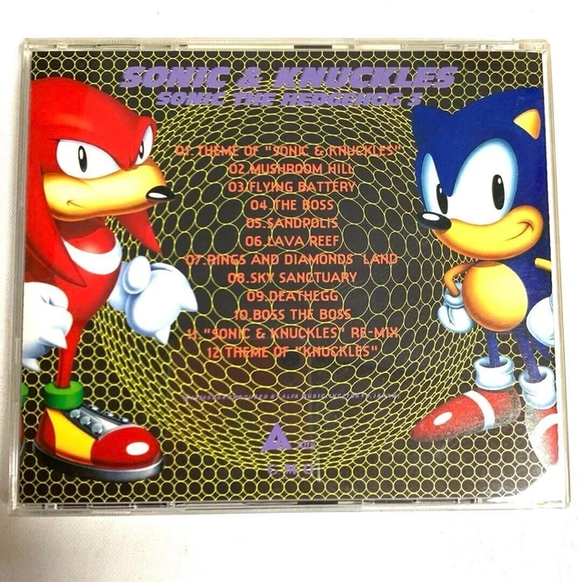 SONIC & KNUCKLES Sonic The Hedgehog 3 Soundtrack CD Game Music G.M.O ...
