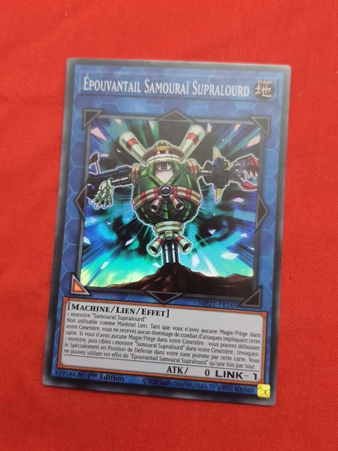 CARTE CARD YU gi oh KONAMI EPOUVANTAIL SAMOURAÏ SUPRALOURD MP21-FR165 HOLO EUR 4,00 - PicClick FR